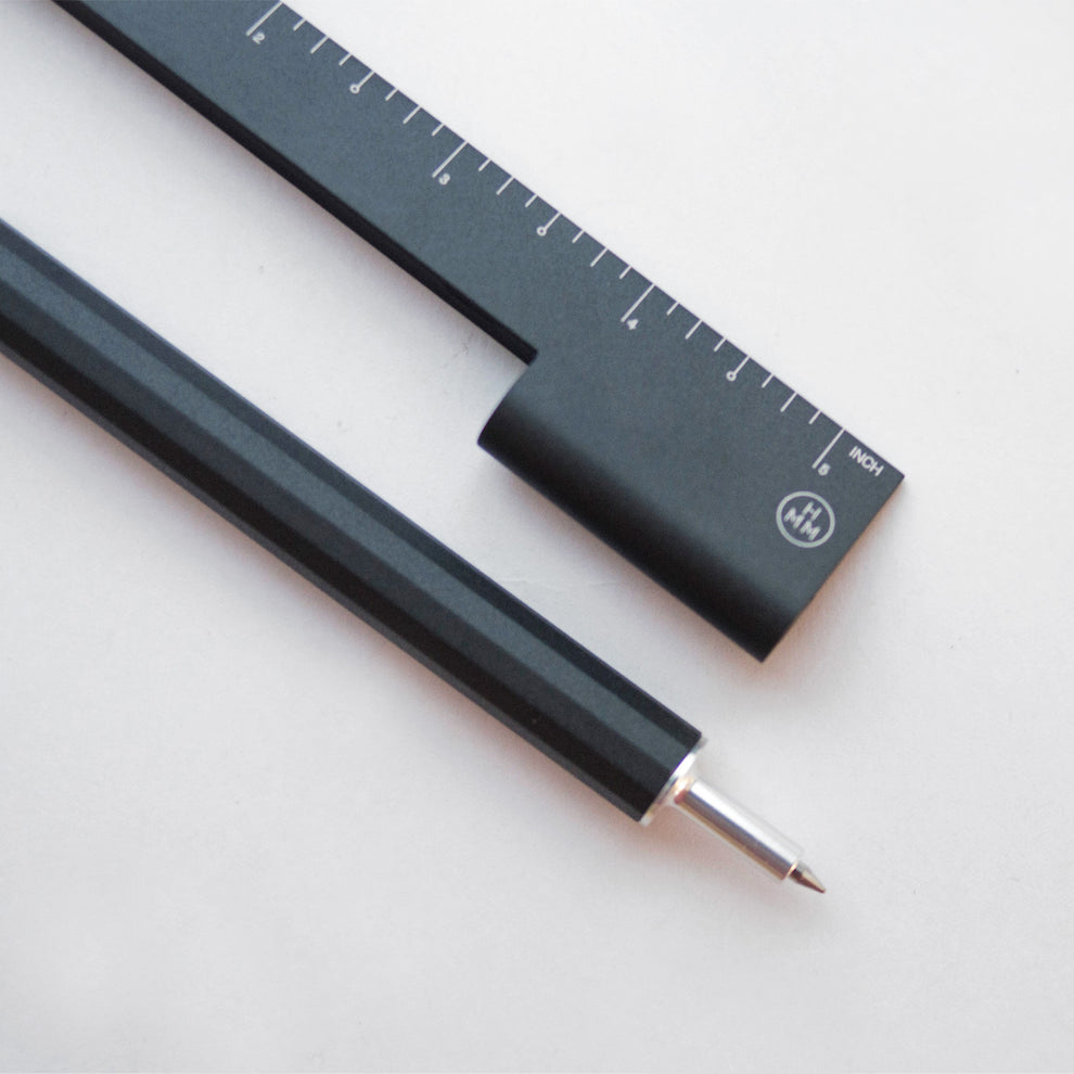 Rule/One - A sleek rollerball pen combined with stylish ruler – HMM®