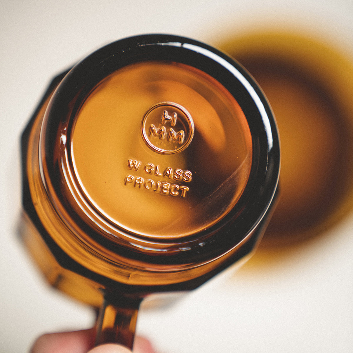 W Glass Amber/Clear - Recycle glass by Taiwanese craftmanship – HMM®