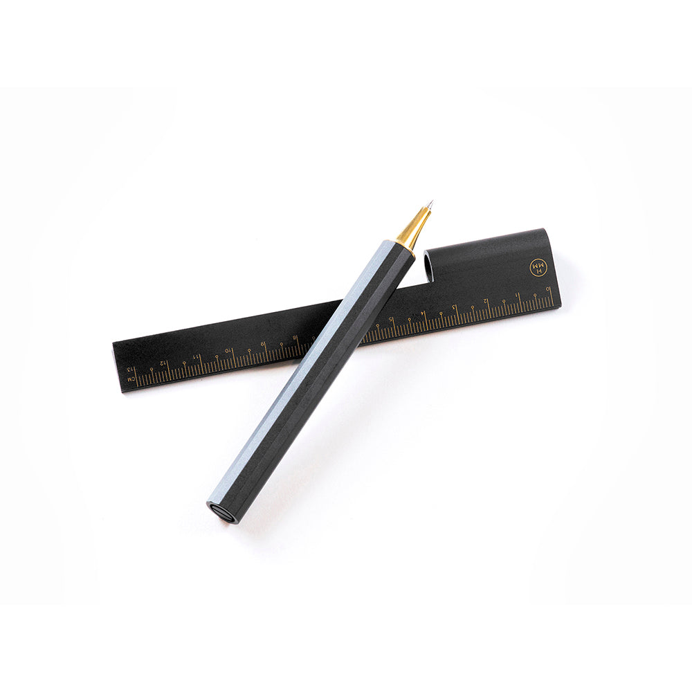 Rule/One - A sleek rollerball pen combined with stylish ruler – HMM®